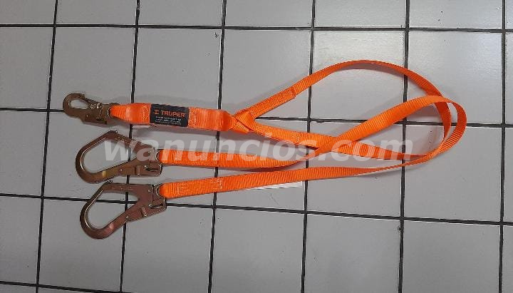 Linea de vida dible gnacho Marca Truper - San Salvador